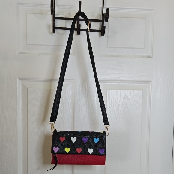 Brighton | Bags | Brighton Multicolor Heart Clutch Euc No Callouts ...
